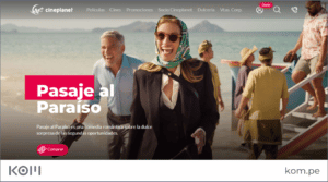 Las mejores páginas web de cines en Perú en el 2025