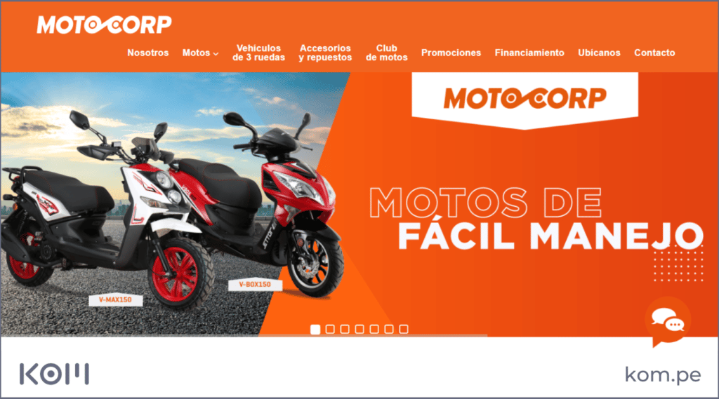 Las mejores páginas web de concesionarios de motos en Perú en el 2025