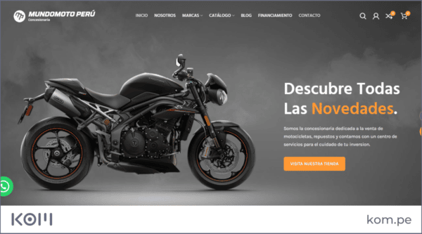Las mejores páginas web de concesionarios de motos en Perú en el 2025